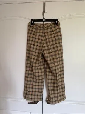 Wilfred | Pants & Jumpsuits | Aritzia Wilfred Tan And Black Plaid ...
